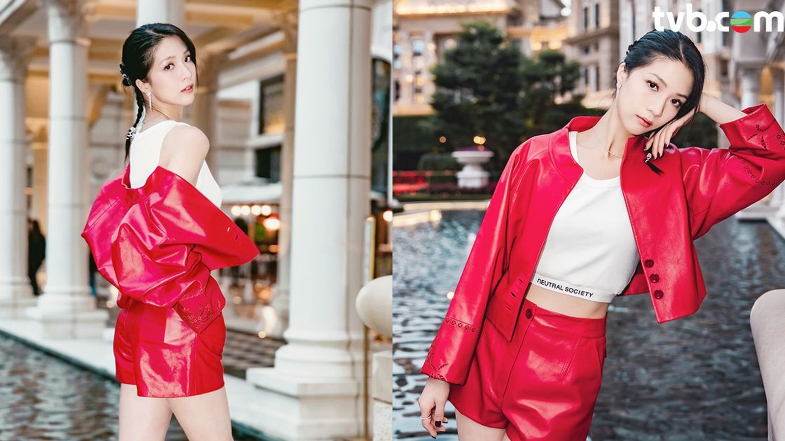 [長頸]陳曉華着火紅皮衣型格十足 IG Show香肩白滑美腿電暈網民 - 娛樂台 - 香港高登討論區